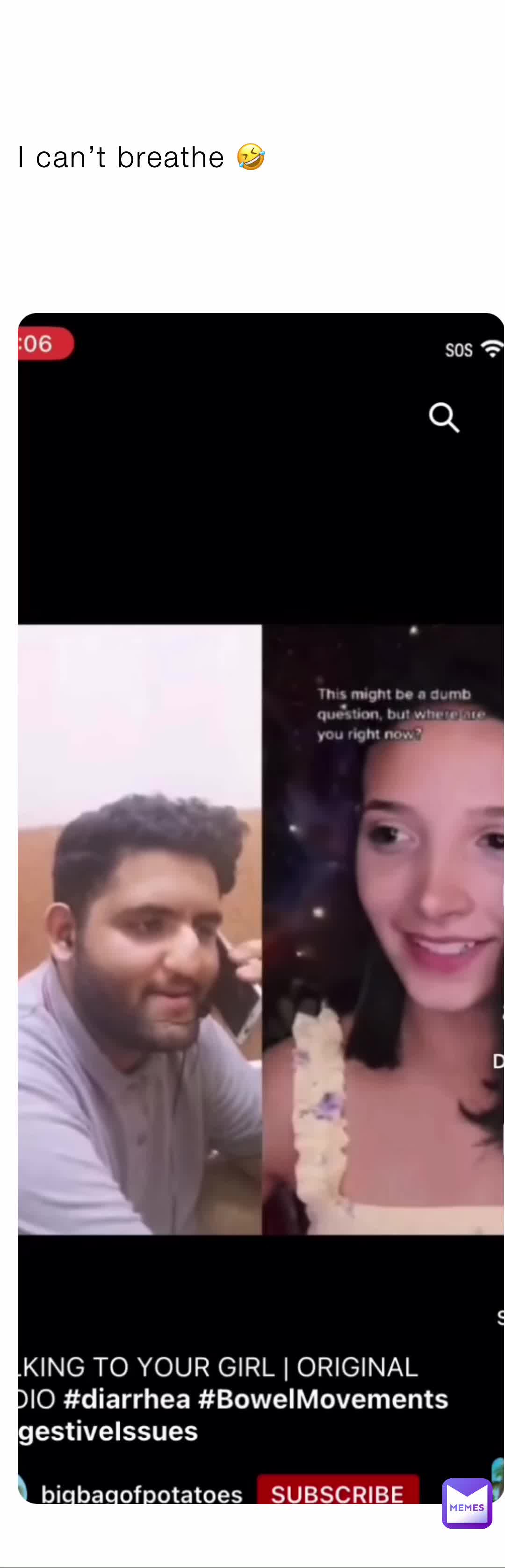 I can’t breathe 🤣 | @3MemesAWeek | Memes