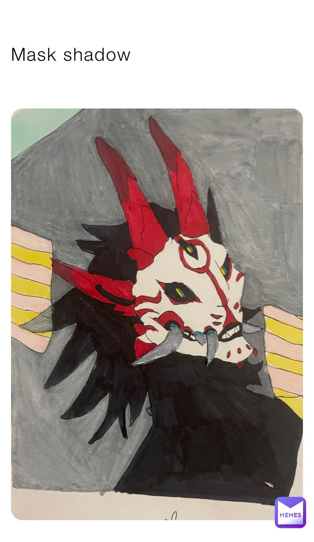 Mask shadow | @Monster_Deer | Memes