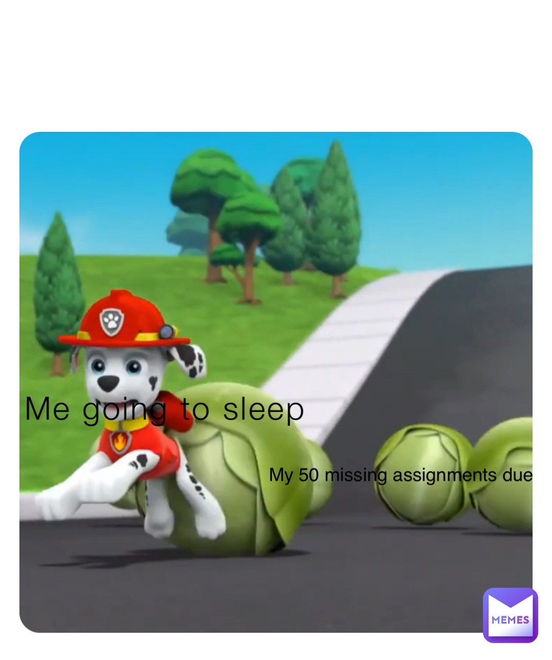 Me going to sleep My 50 missing assignments due | @Justin_wrld_tv | Memes