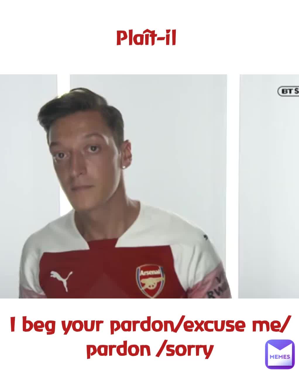 I beg your pardon/excuse me/pardon /sorry Plaît-il | @MissieGee | Memes