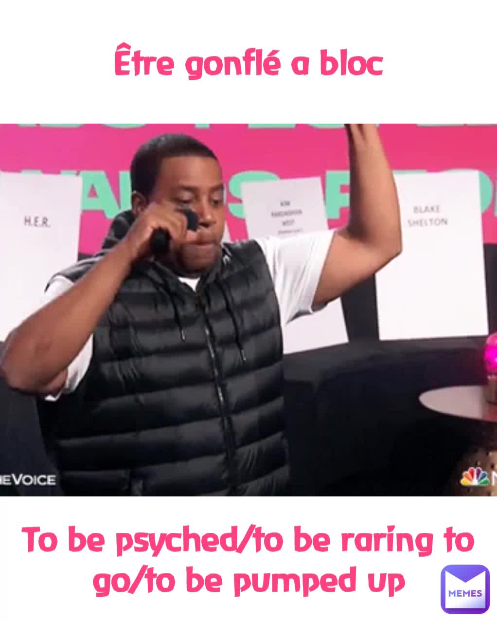 Être gonflé a bloc To be psyched/to be raring to go/to be pumped up ...