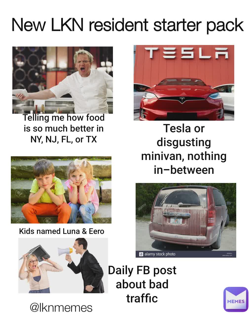 New LKN resident starter pack Kids named Luna & Eero Telling me how ...