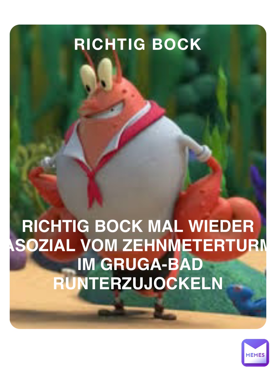 RICHTIG BOCK RICHTIG BOCK MAL WIEDER ASOZIAL VOM ZEHNMETERTURM IM GRUGA ...