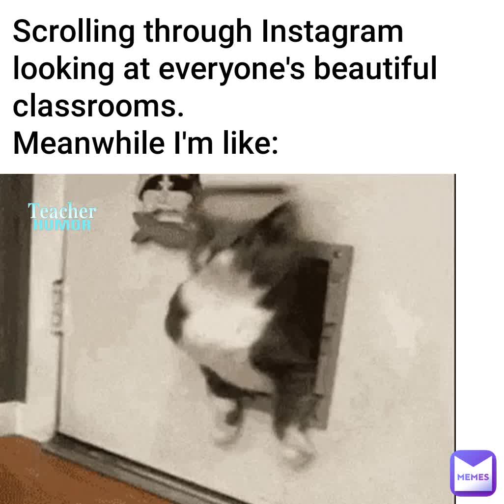 Scrolling through Instagram looking at everyone's beautiful classrooms ...
