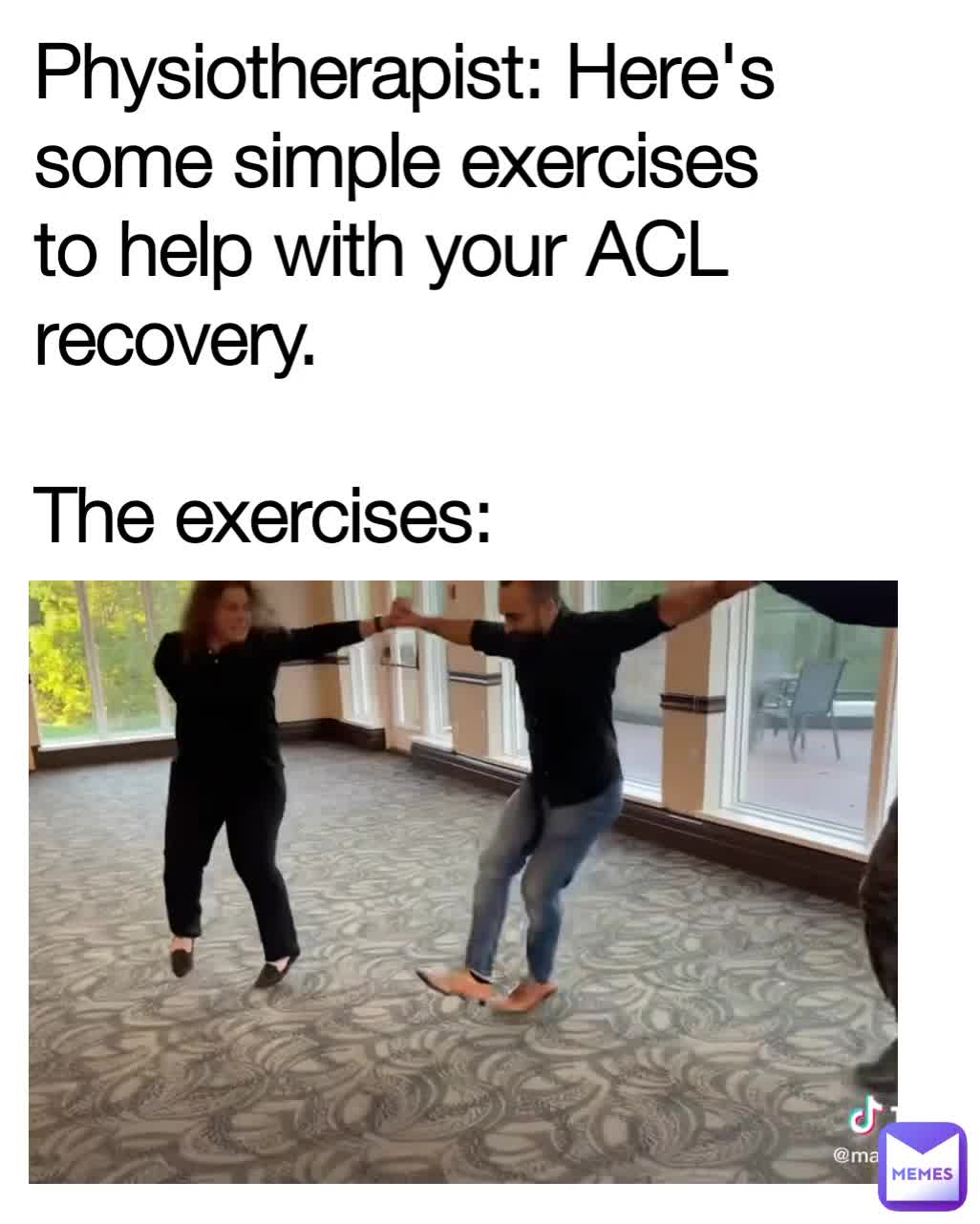Physiotherapist: Here's some simple exercises to help with your ACL ...