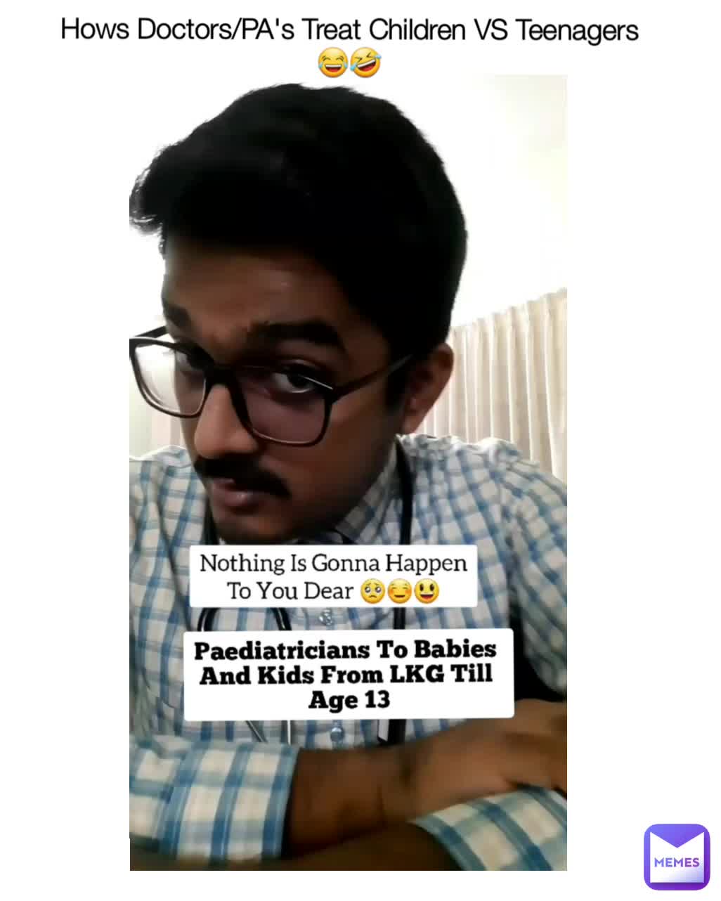 Hows Doctors/PA's Treat Children VS Teenagers 😂🤣 | @alvinpsthepa | Memes