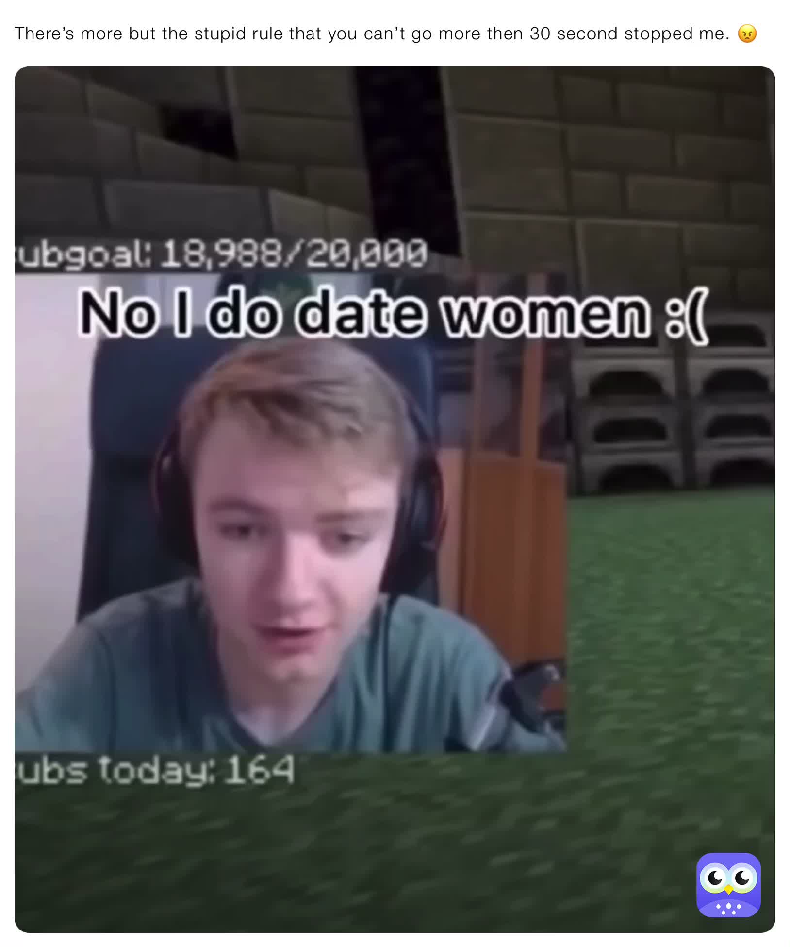 There’s more but the stupid rule that you can’t go more then 30 second ...