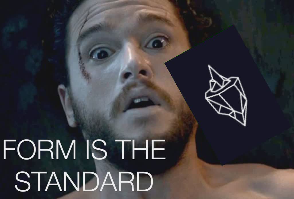 FORM IS THE STANDARD | @SaintVincents | Memes