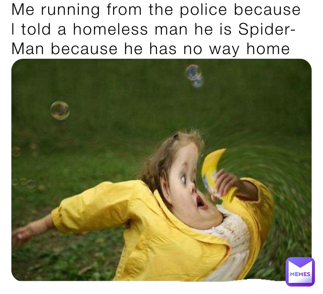 Little Girl Running Meme Spider