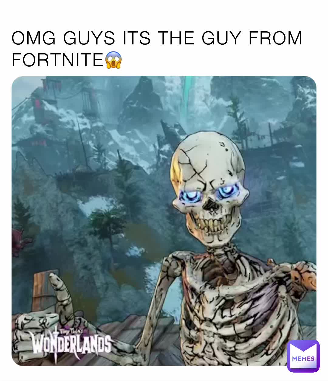 OMG GUYS ITS THE GUY FROM FORTNITE😱 | @bruh_genorator | Memes