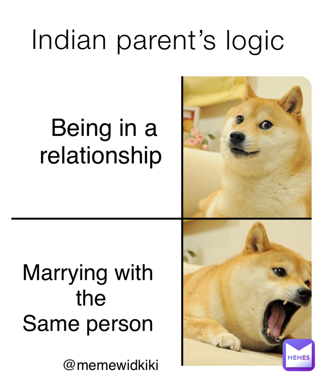 Indian parent’s logic Being in a relationship Marrying with the Same ...