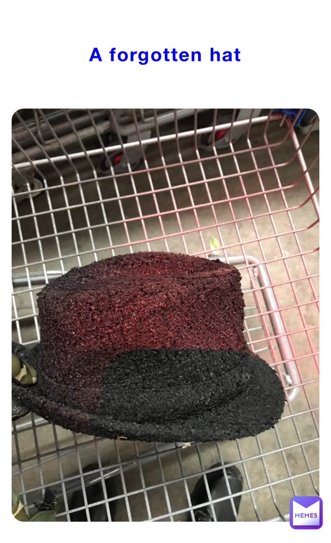 A forgotten hat | @Comrade_John_Wick | Memes