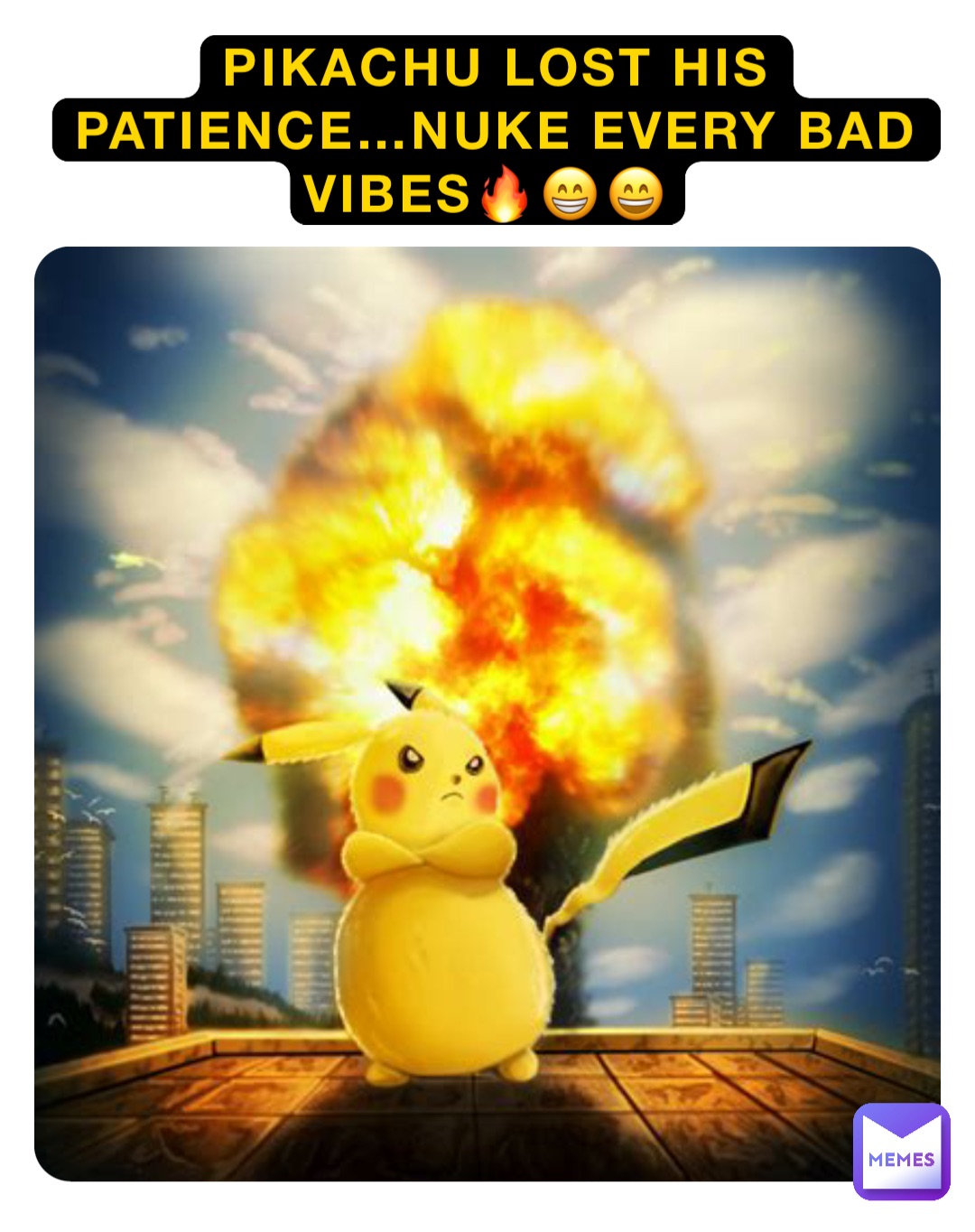 Pikachu lost his patience…Nuke every bad vibes🔥😁😄 | @Comrade_John_Wick ...