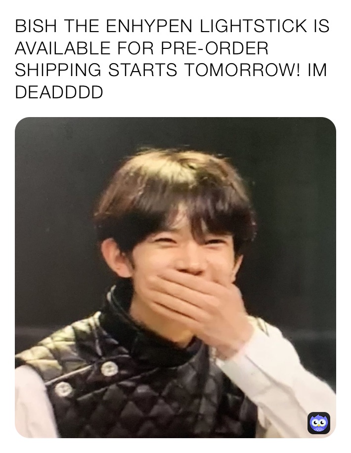 BISH THE ENHYPEN LIGHTSTICK IS AVAILABLE FOR PRE-ORDER SHIPPING STARTS ...