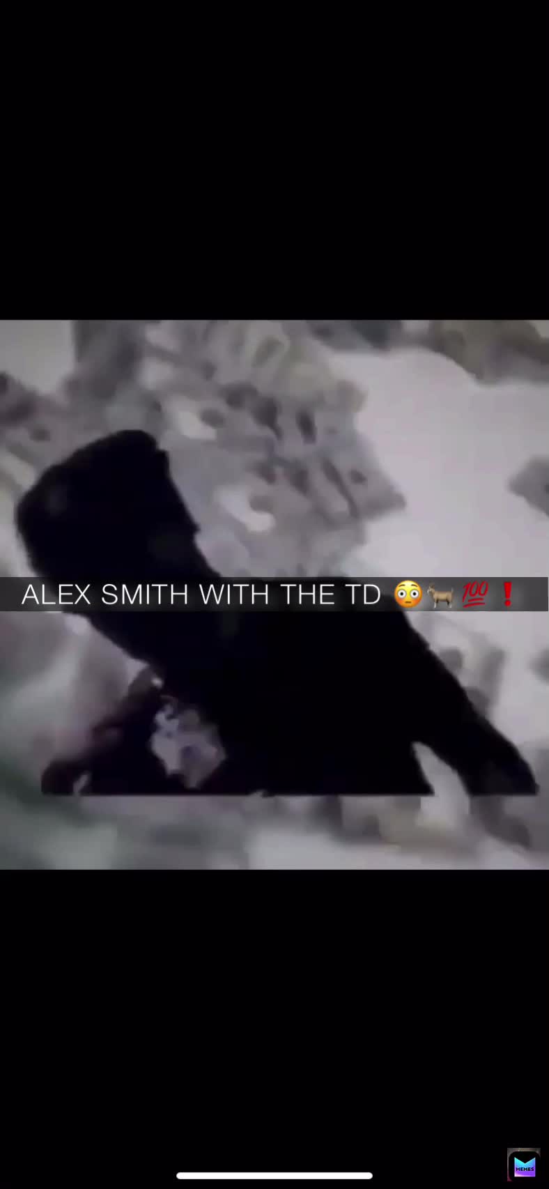ALEX SMITH WITH THE TD 😳🐐💯 ️ | @TERRYMCLAURINSTAN | Memes
