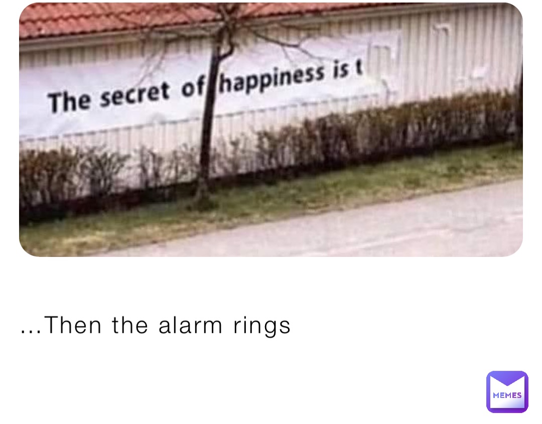 …Then the alarm rings | @The_One_Satva | Memes