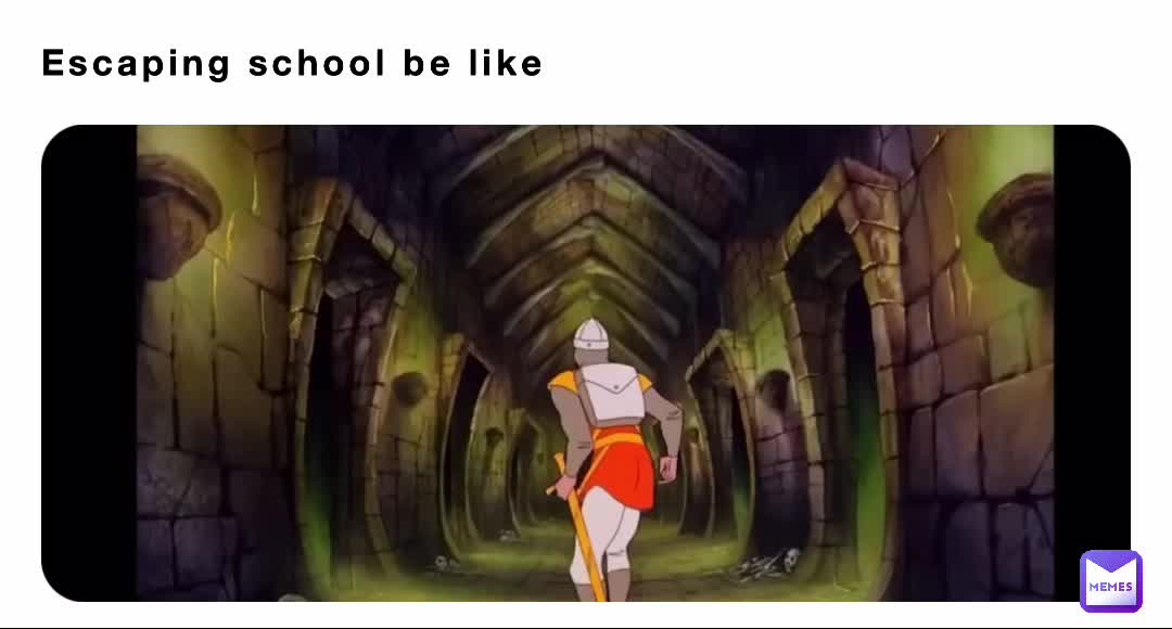 Escaping school be like | @ppepepepe_hello | Memes