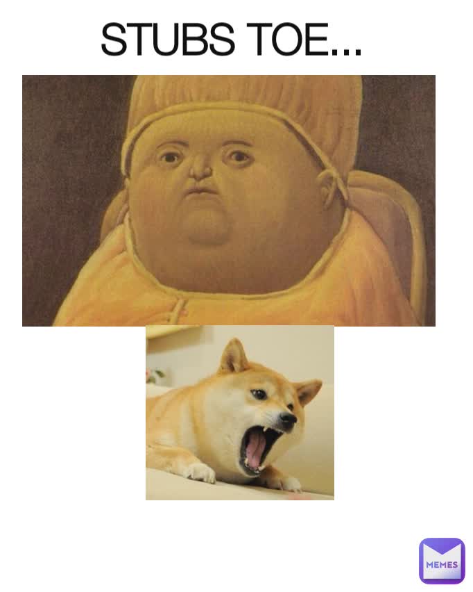 Type Text STUBS TOE... | @TheMemeTheme | Memes