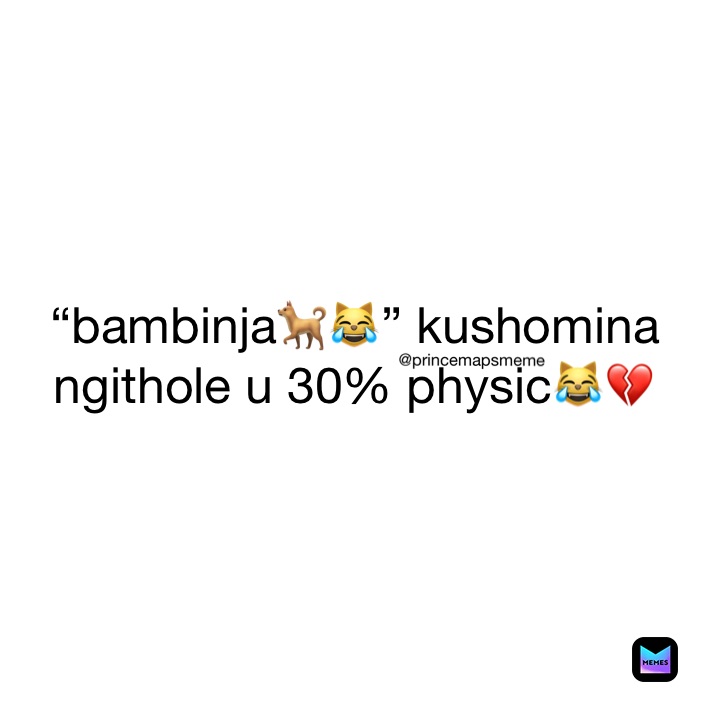 Post by @princemaps_rsa | Memes