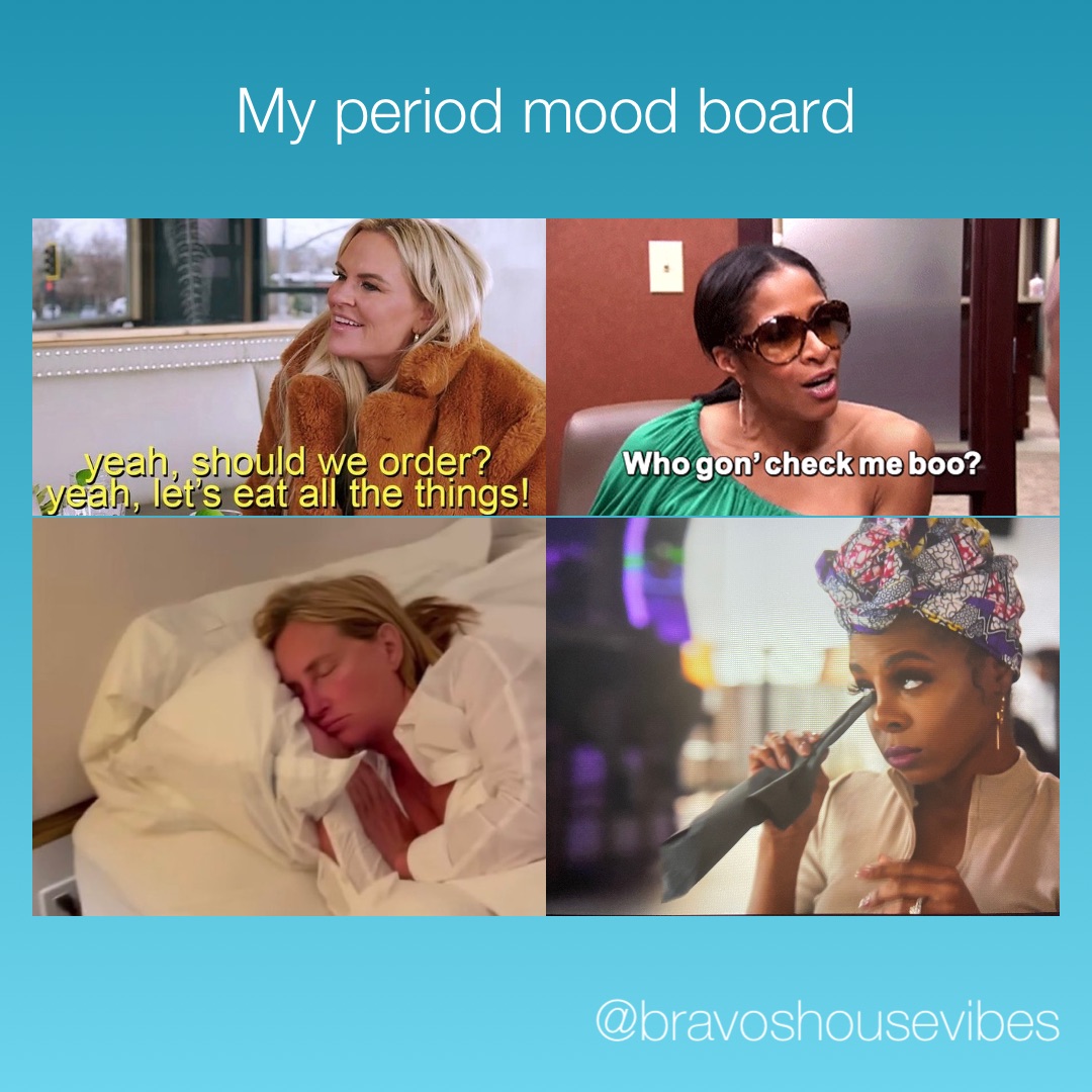 My period mood board | @simonefluker | Memes