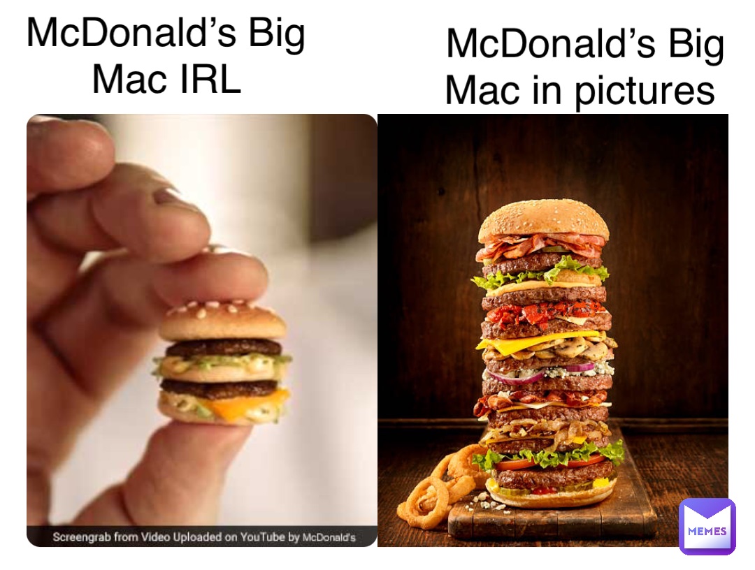 Double tap to edit McDonald’s Big Mac in pictures McDonald’s Big Mac ...