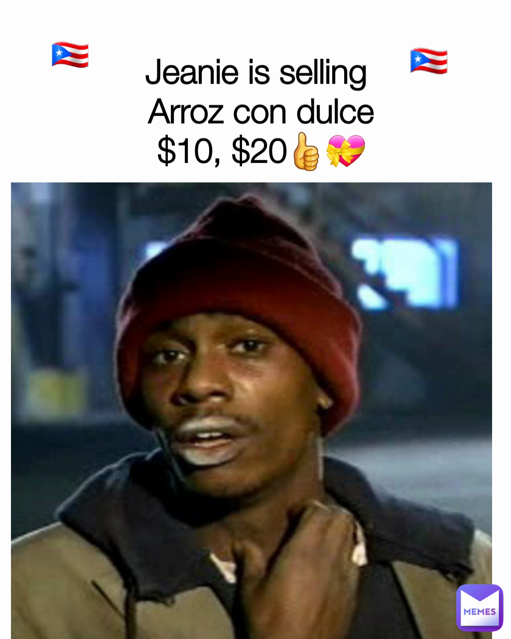 🇵🇷 Jeanie is selling Arroz con dulce $10, $20👍💝 🇵🇷 | @mj_1023 | Memes