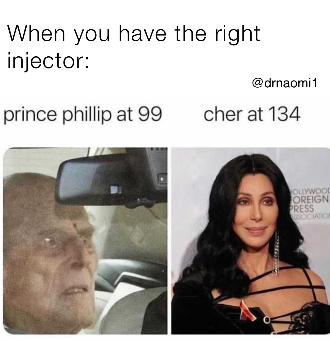 When you have the right injector: | @dr1586988816 | Memes