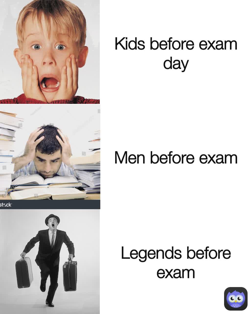 Day Of Exam Meme
