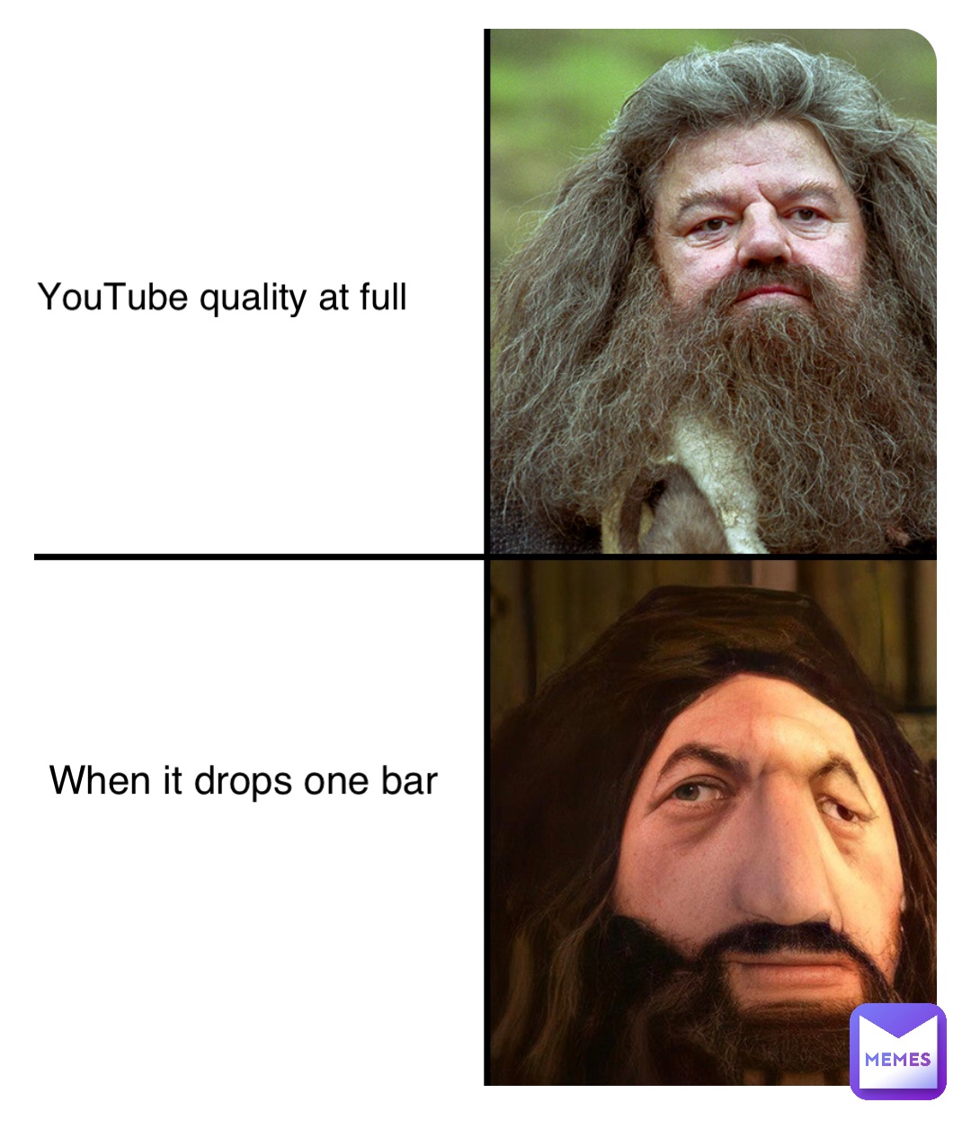 YouTube quality at full When it drops one bar | @relatablememeshere | Memes