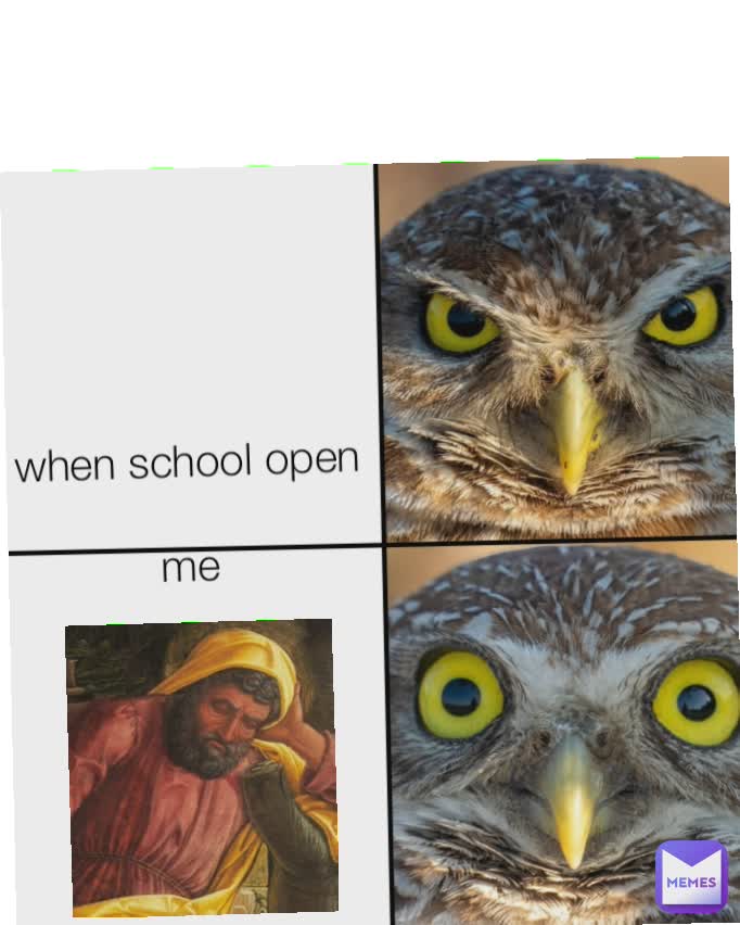 when school open me | @nazirahmed0852 | Memes