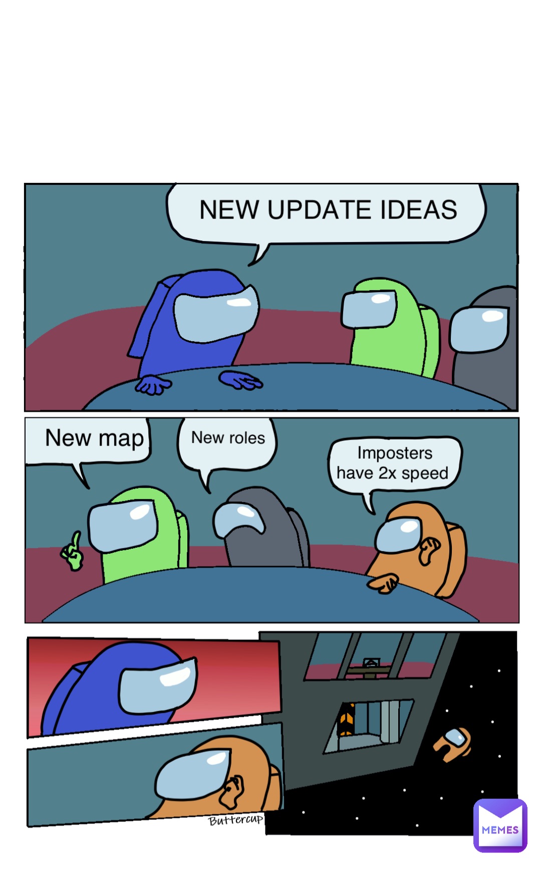 NEW UPDATE IDEAS New map New roles Imposters have 2x speed ...