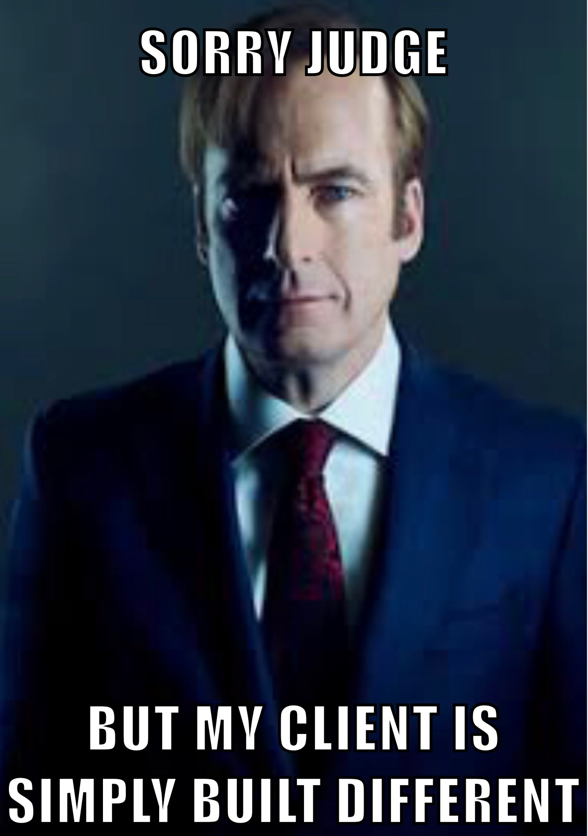 SORRY JUDGE BUT MY CLIENT IS SIMPLY BUILT DIFFERENT | @gamenish | Memes