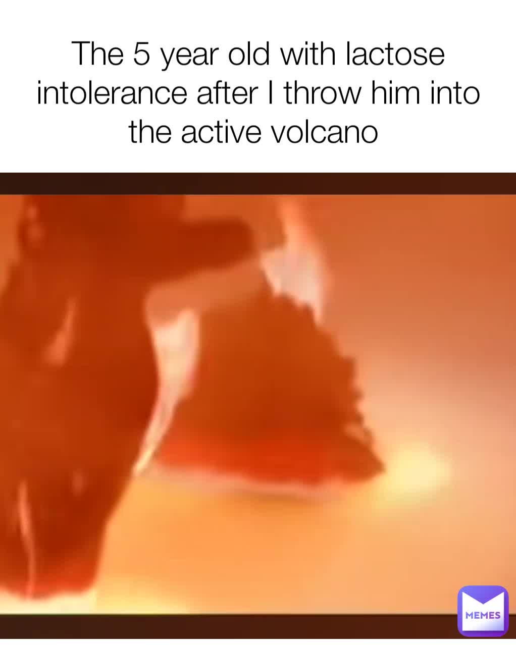 The 5 year old with lactose intolerance after I throw him into the ...