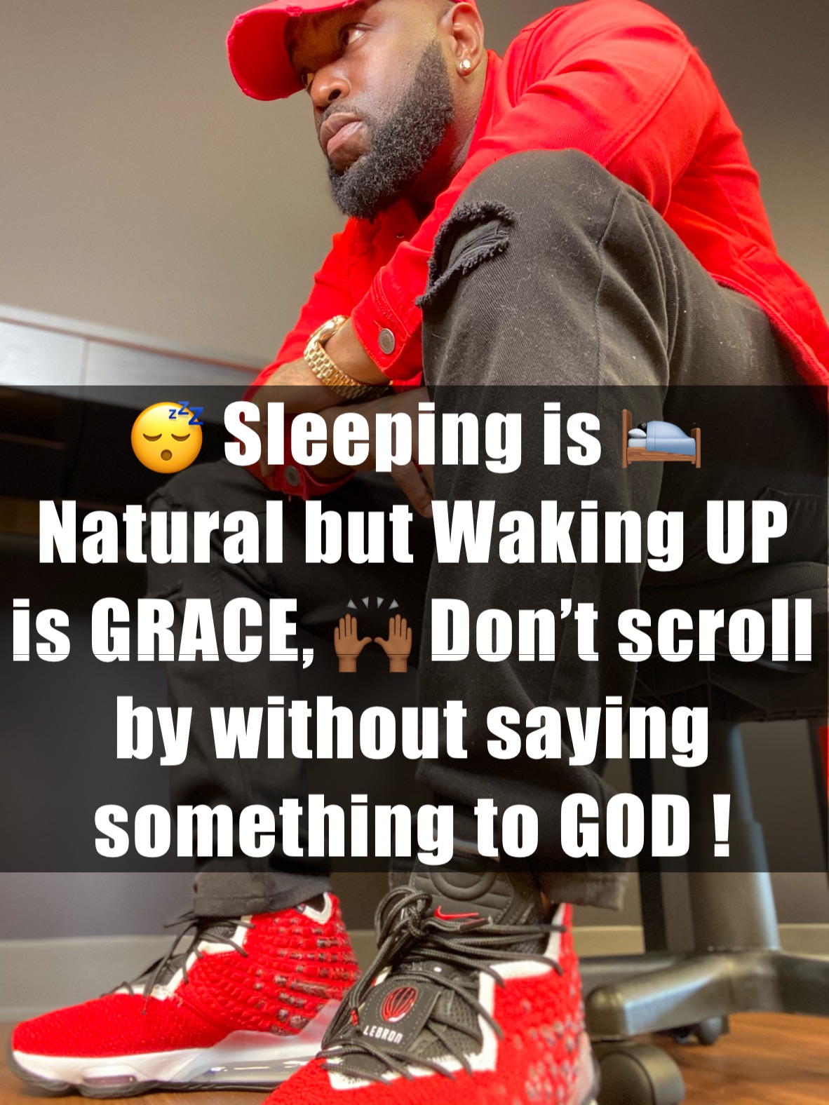 😴 Sleeping is 🛌 Natural but Waking UP is GRACE, 🙌🏾 Don’t scroll by ...