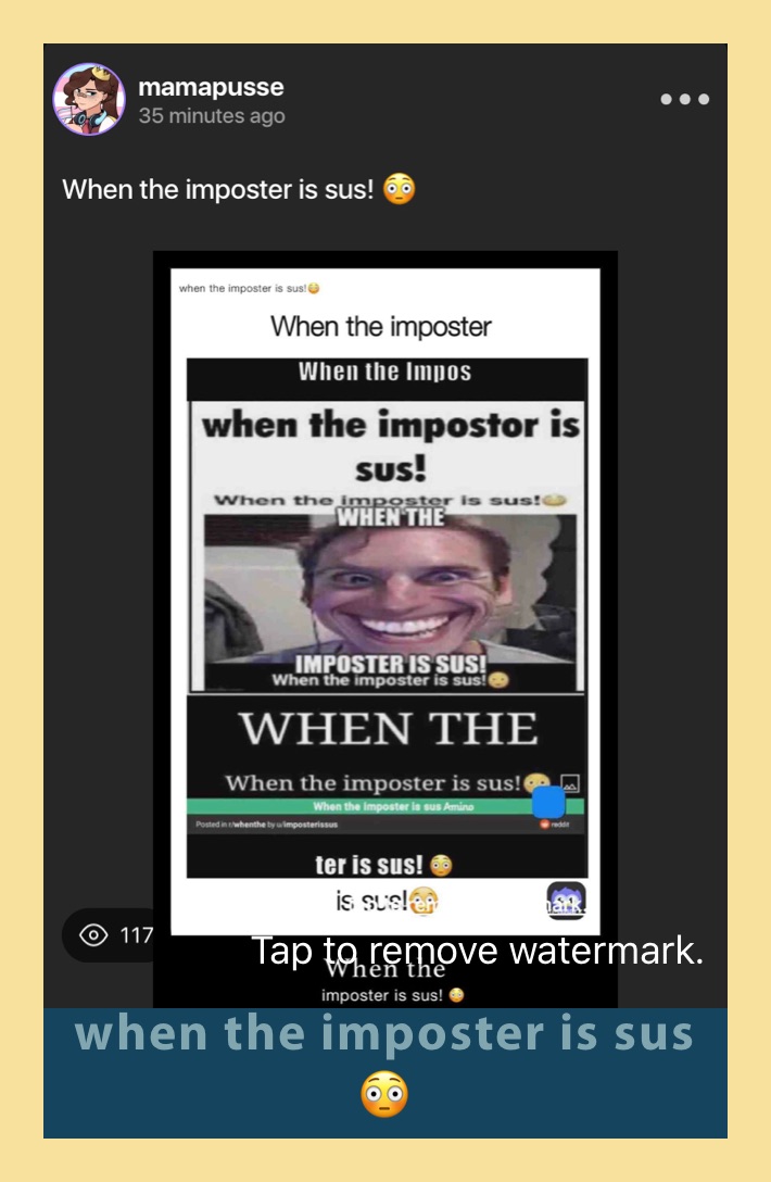 when the imposter is sus 😳 | @Grape_virus | Memes