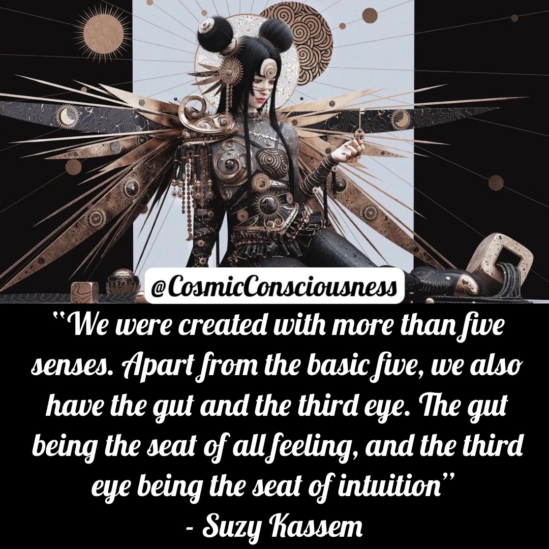 “We were created with more than five senses. Apart from the basic five ...