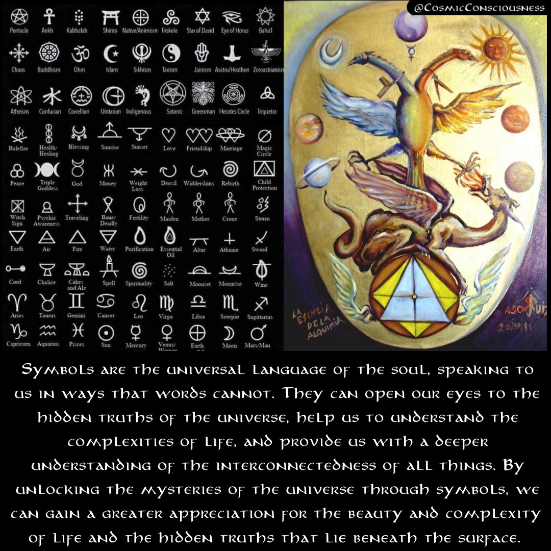 Symbols are the universal language of the soul, speaking to us in ways ...