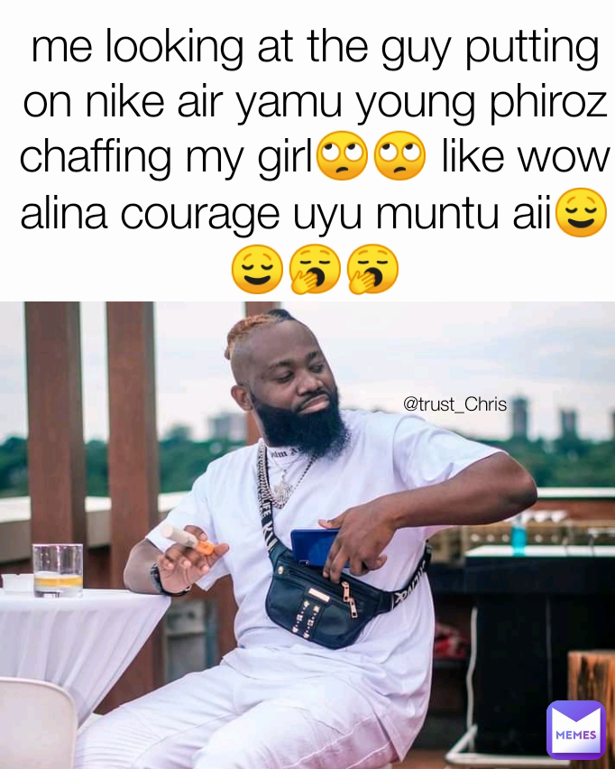 me looking at the guy putting on nike air yamu young phiroz chaffing my ...