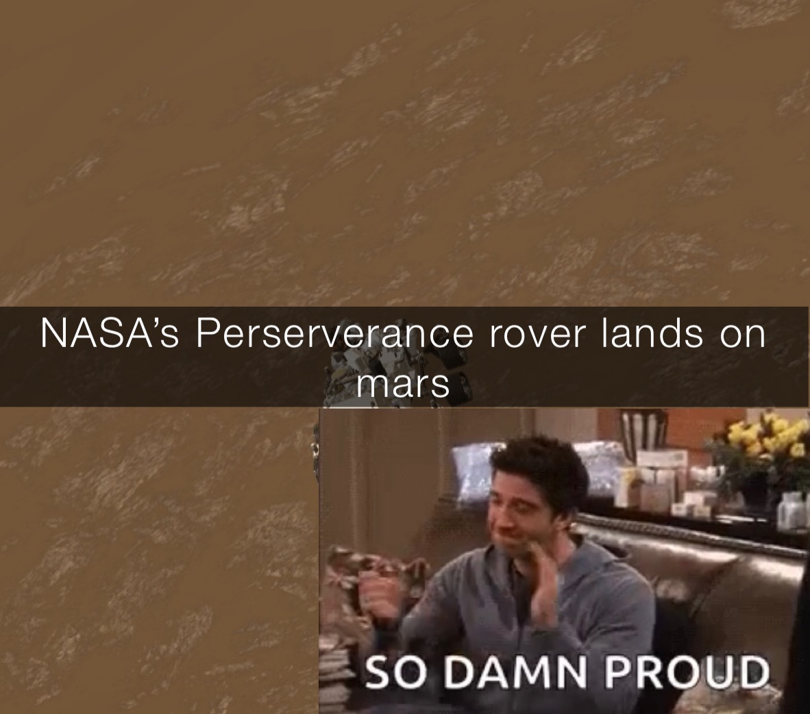 NASA’s Perserverance rover lands on mars | @mohideen5353 | Memes