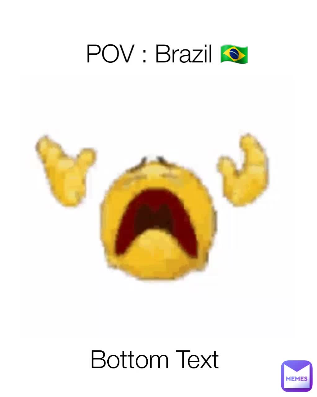 Bottom Text POV : Brazil 🇧🇷 | @Nu1l | Memes