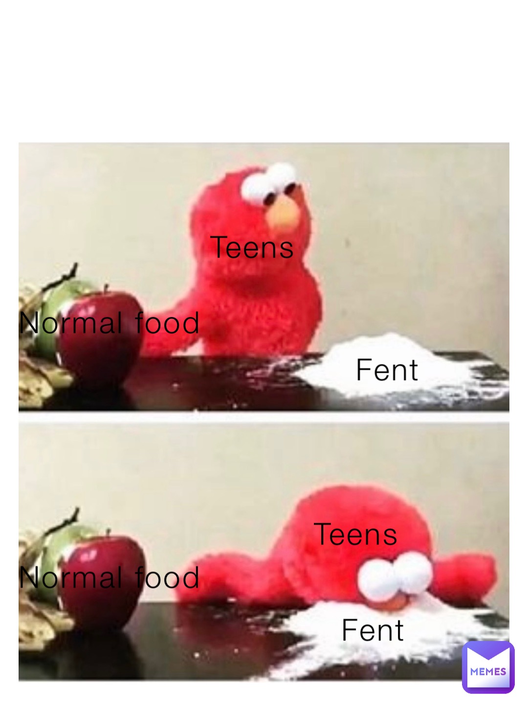 Teens Teens Fent Fent Normal food Normal food | @DashyX | Memes