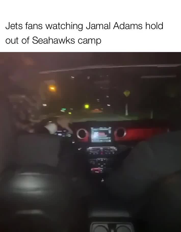 Jets fans watching Jamal Adams hold out of Seahawks camp | @ghettogronk ...