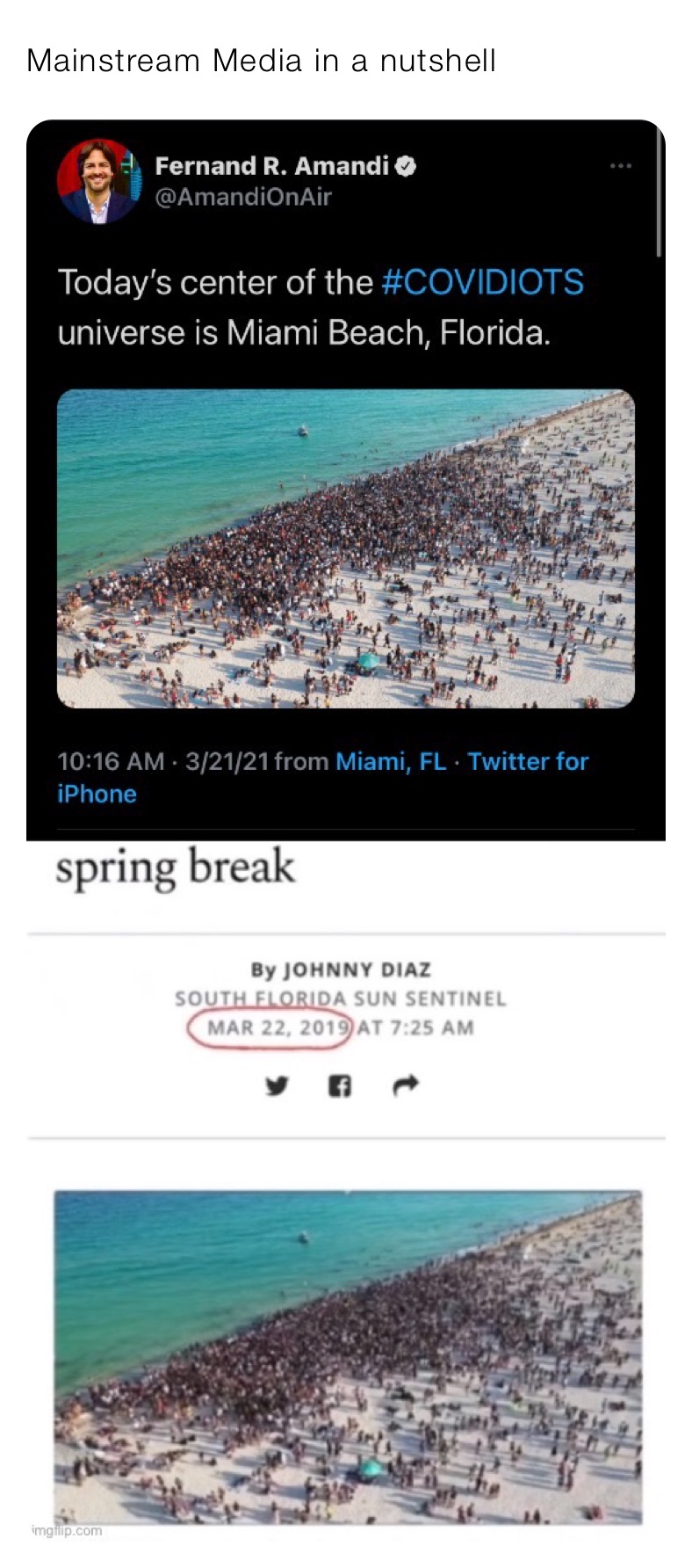 Mainstream Media in a nutshell | @billybob_rufus | Memes