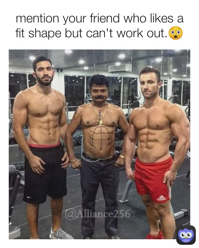 mention your friend who likes a fit shape but can't work out.😲 ...