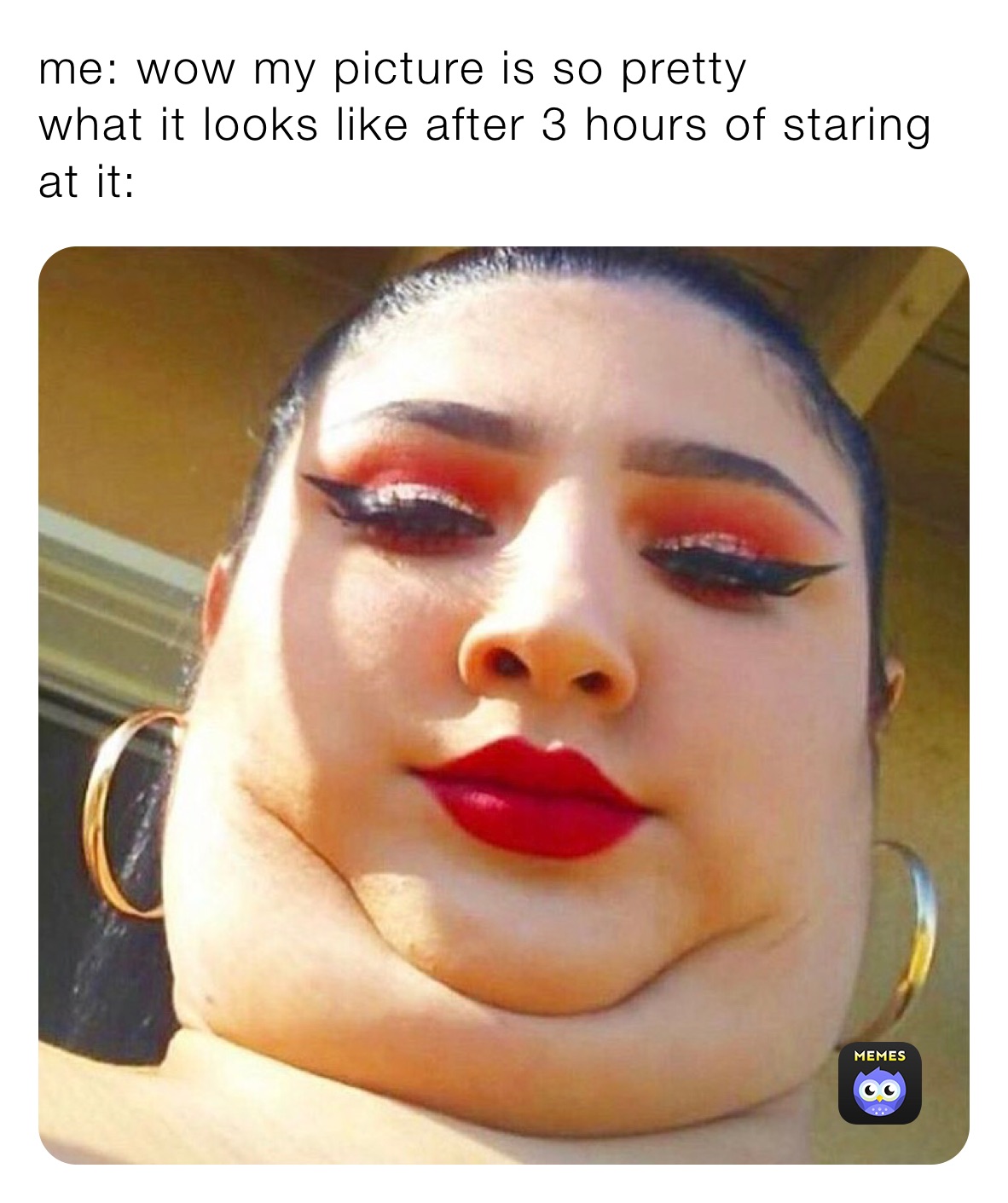 me: wow my picture is so pretty what it looks like after 3 hours of ...