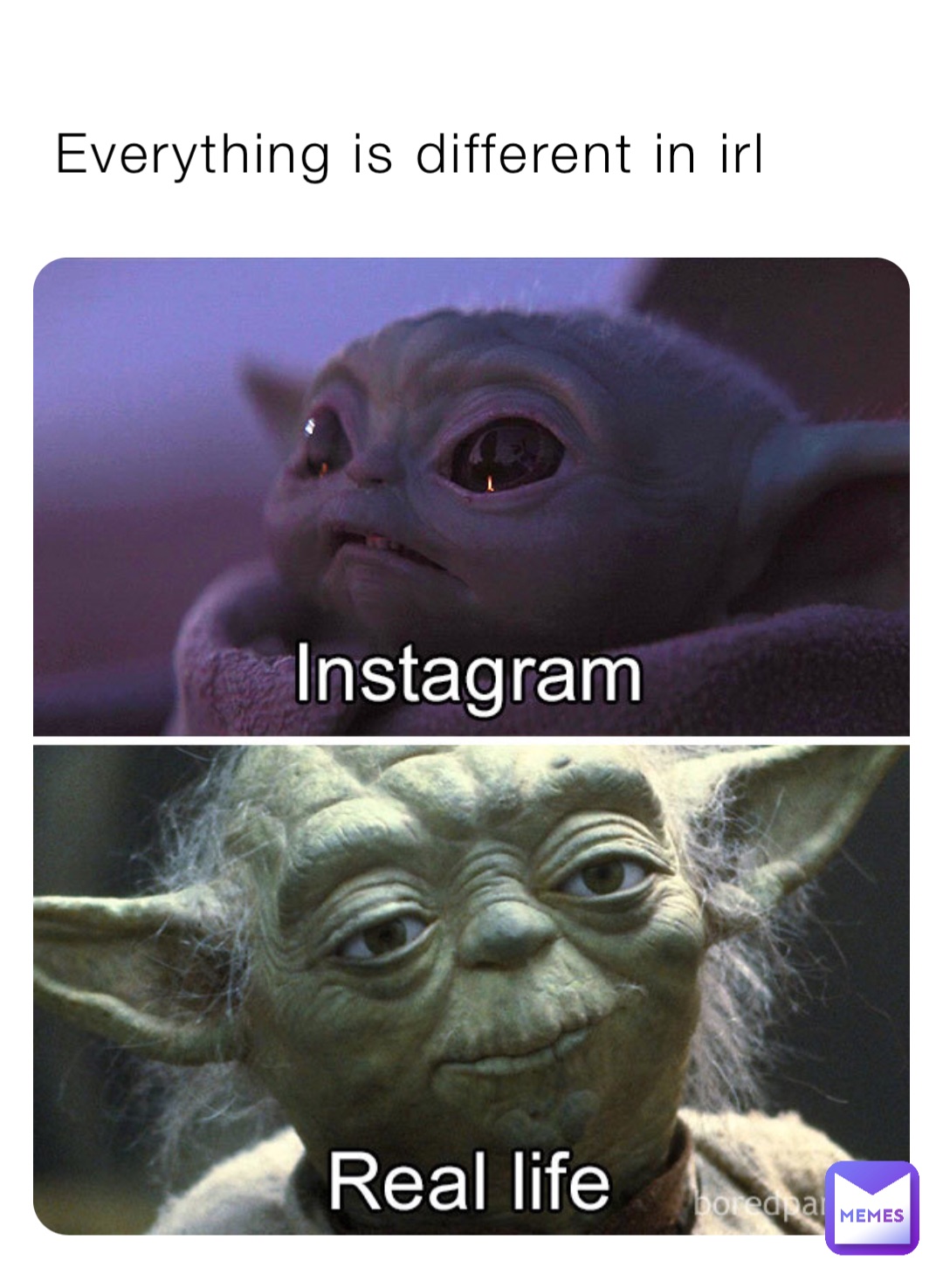 Everything is different in irl | @Ayumuboi | Memes