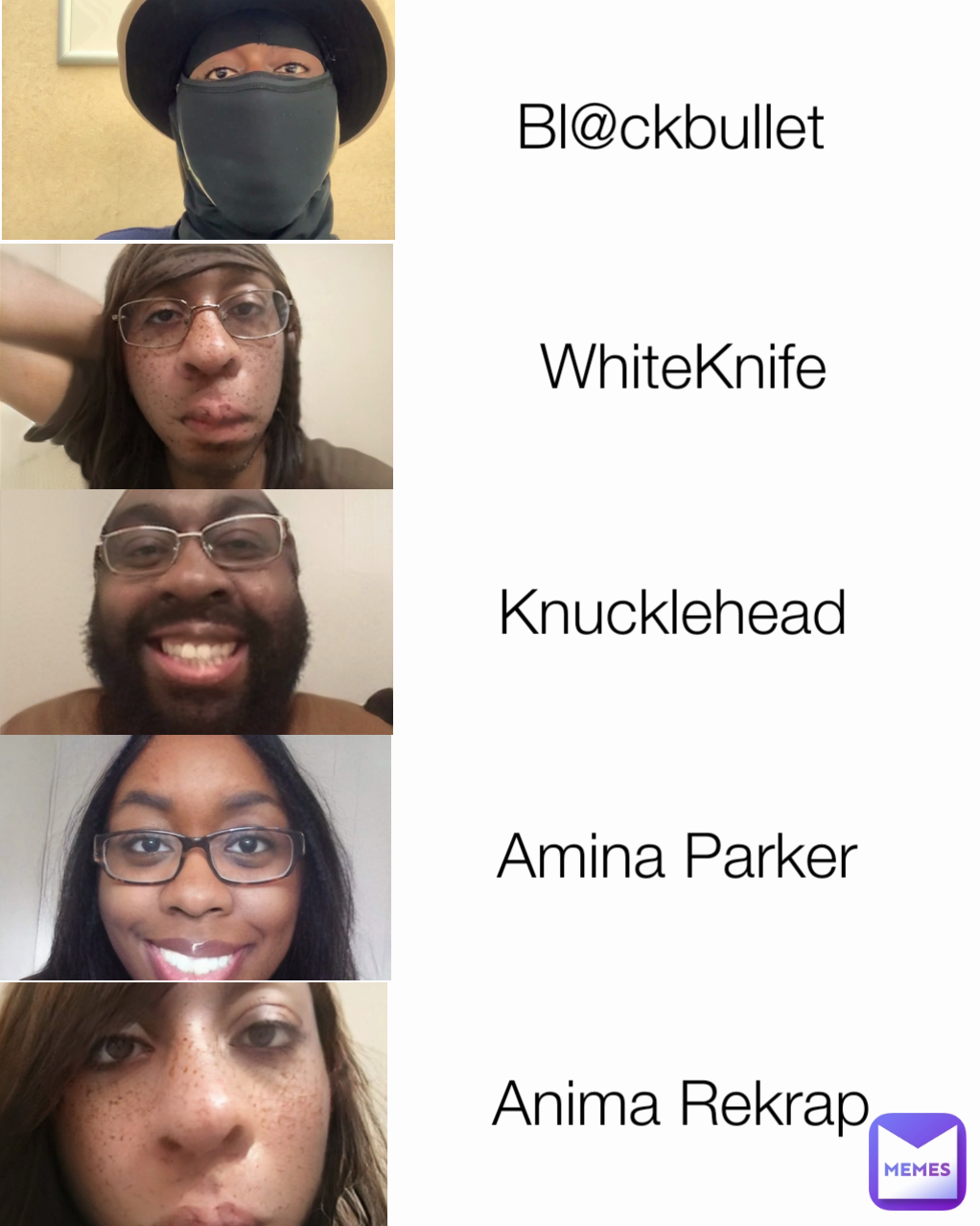 Knucklehead Amina Parker Anima Rekrap WhiteKnife Bl@ckbullet ...