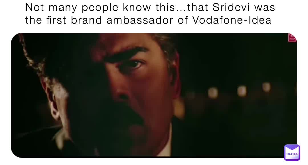 Not many people know this…that Sridevi was the first brand ambassador ...