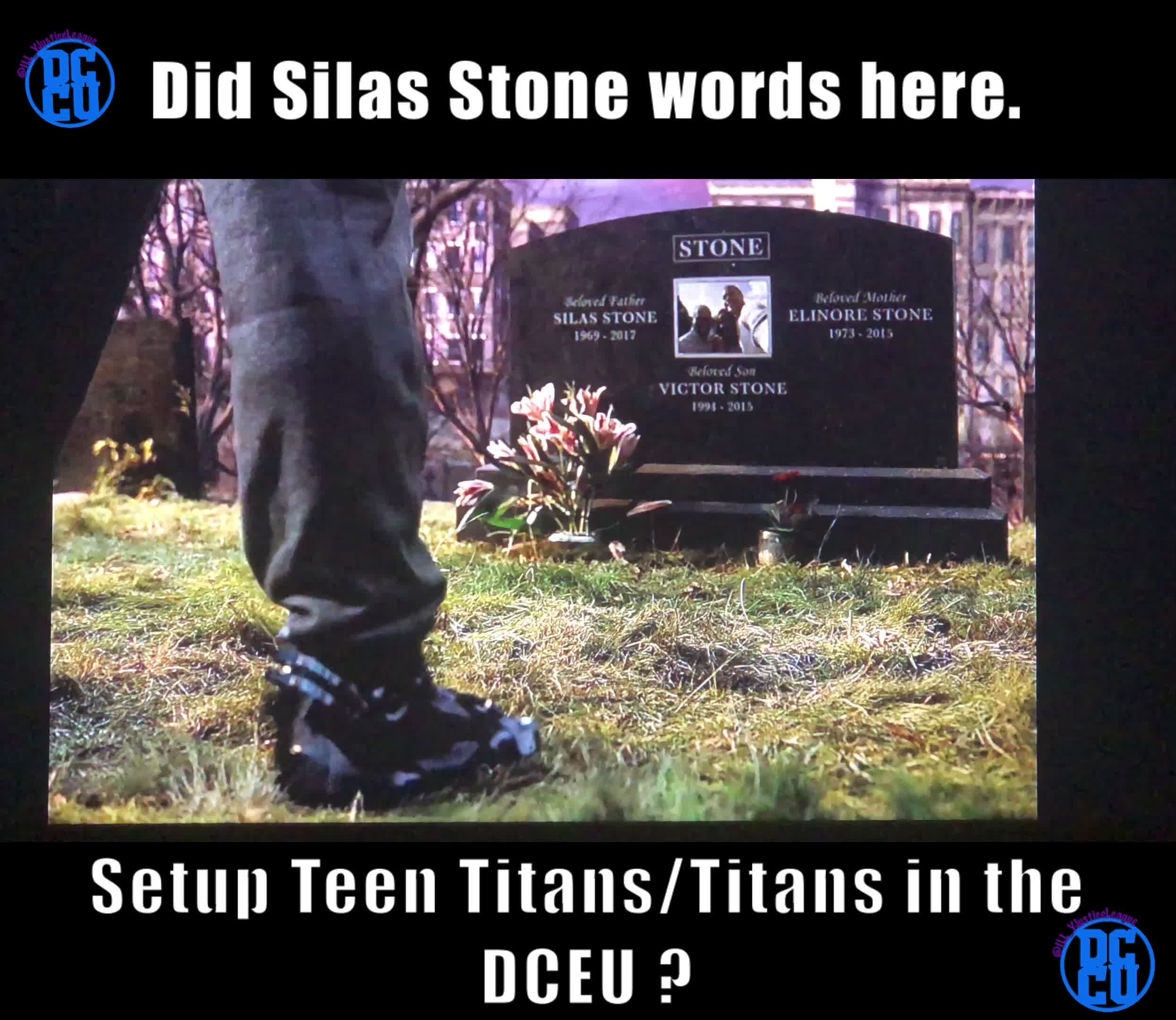 Did Silas Stone words here. Setup Teen Titans/Titans in the DCEU ...