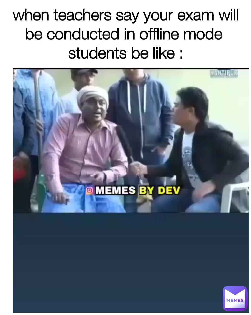 when teachers say your exam will be conducted in offline mode students ...